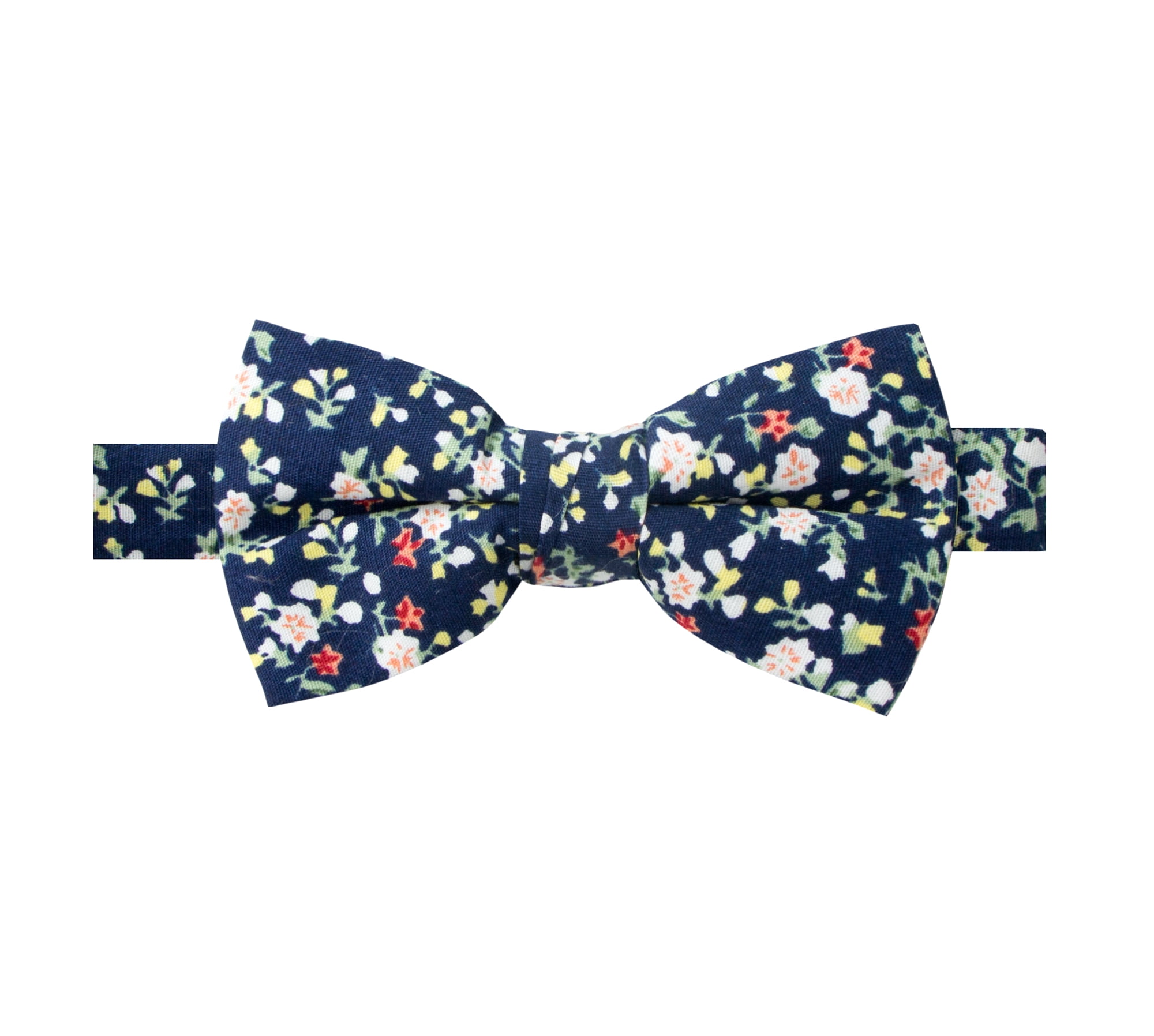 Spring Notion Boys' Cotton Floral Print Pre-tied Bow Tie - Walmart.com