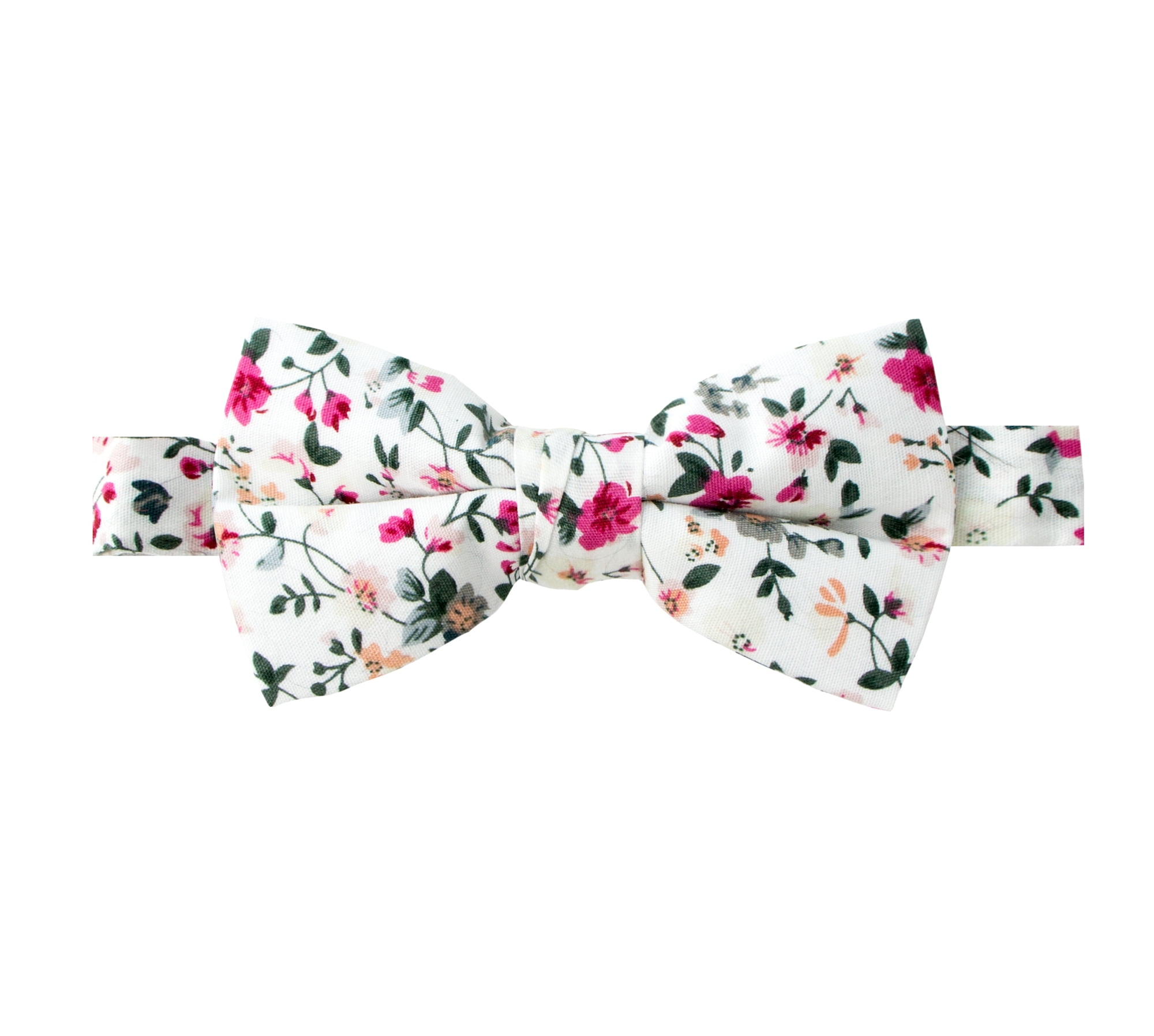 Spring Notion Boys' Cotton Floral Print Pre-tied Bow Tie - Walmart.com