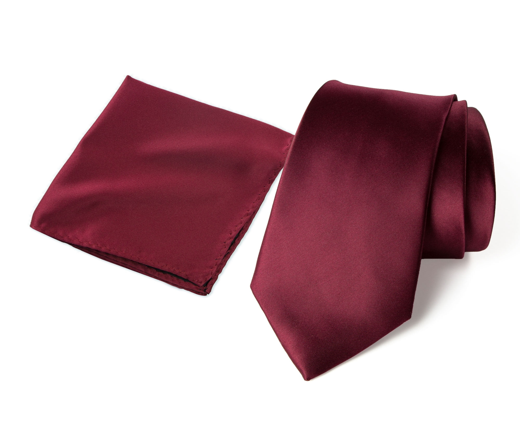 Spring Notion Men's Satin Microfiber Solid Color Skinny Tie and ...