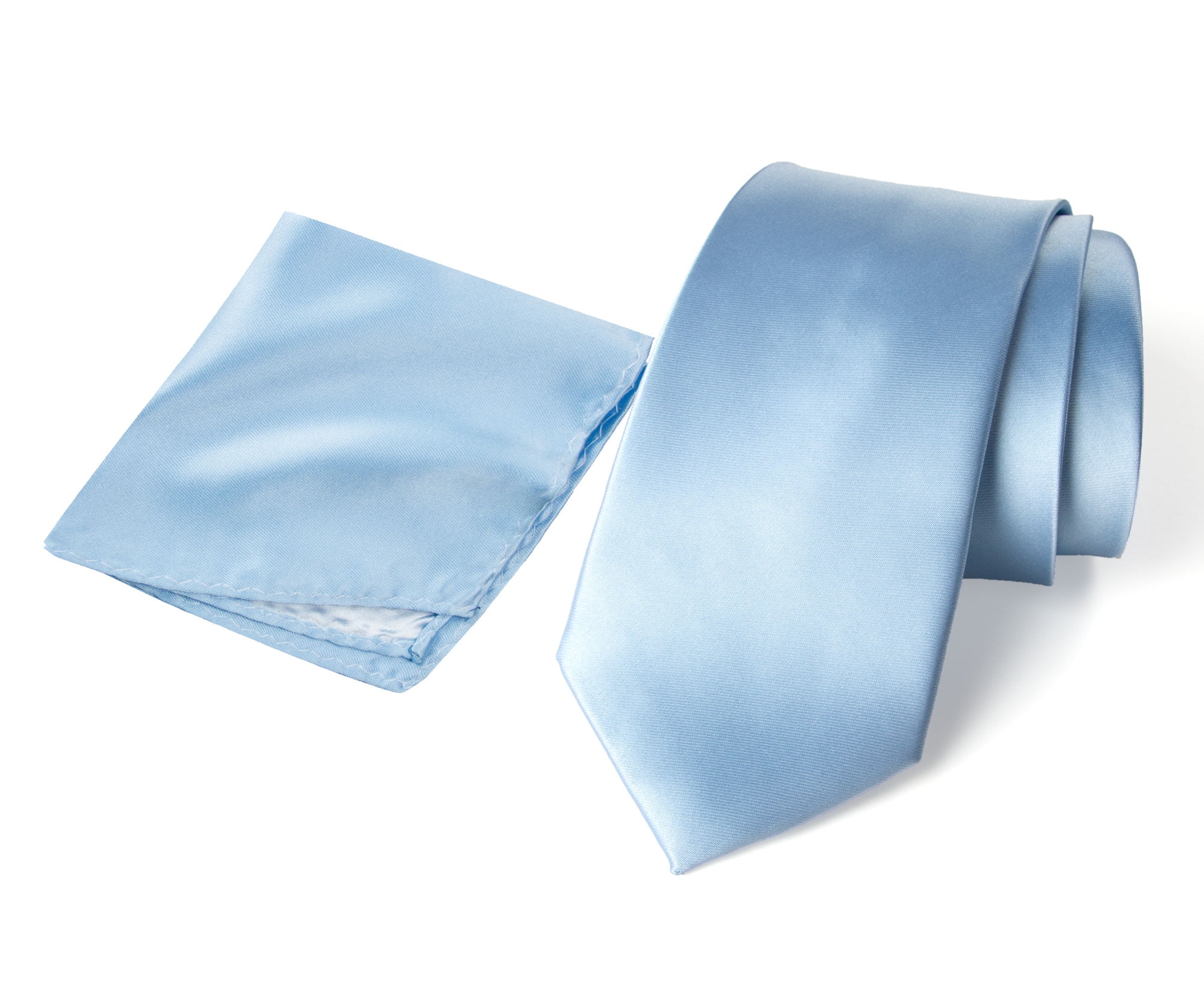 Spring Notion Men's Satin Microfiber Solid Color Skinny Tie and ...