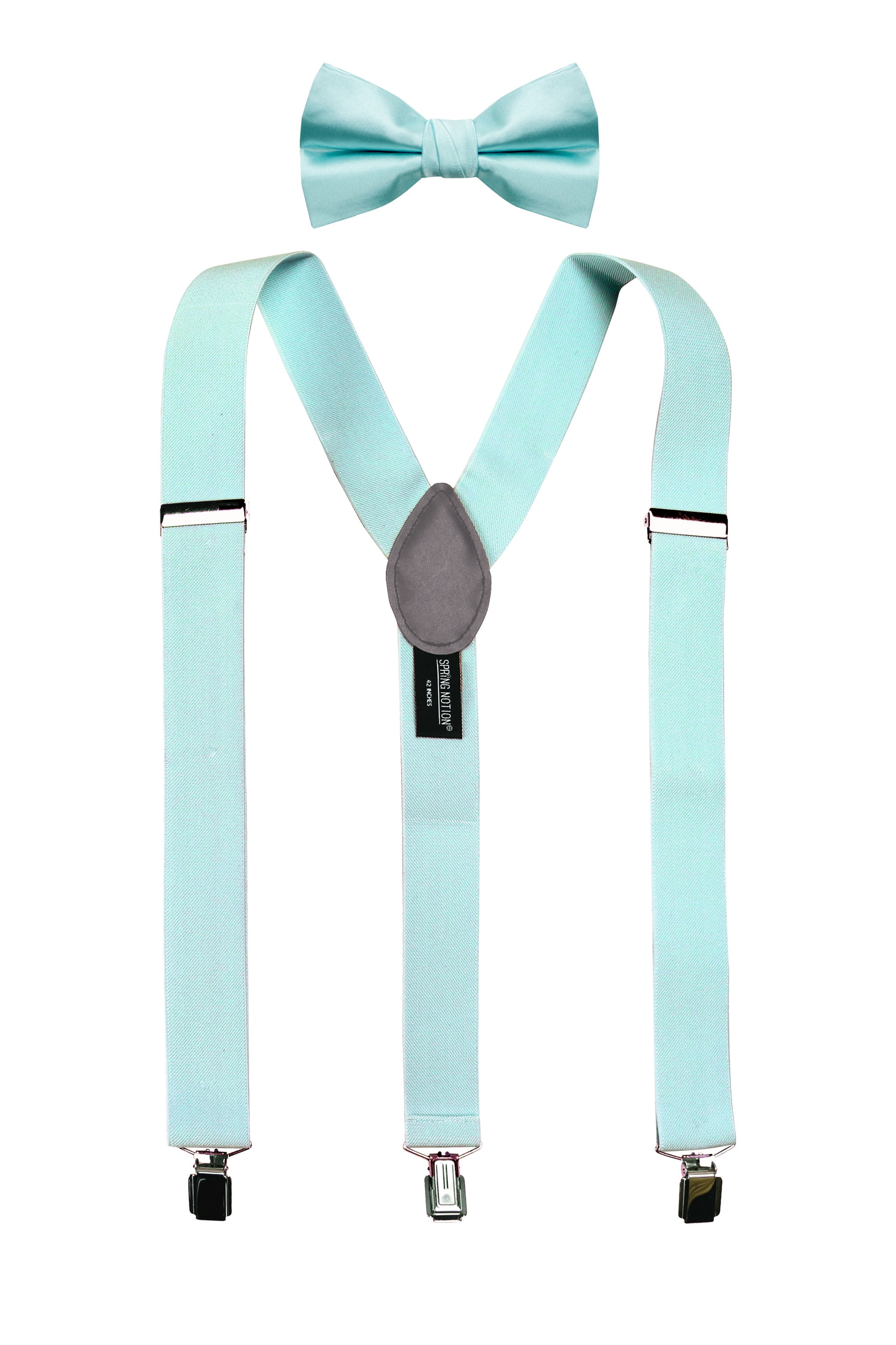 Spring Notion Men's Suspenders and Bow Tie Set - Walmart.com