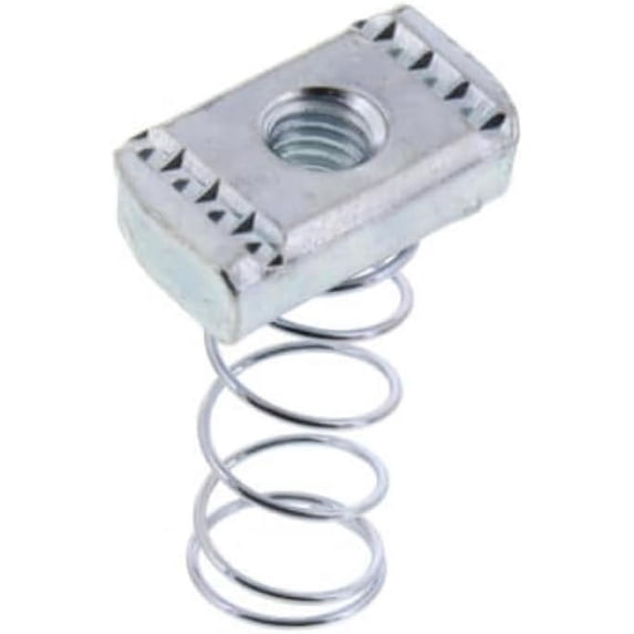 Spring Nut for 1/2" Threaded Rod or Bolts Long Spring Nut for Uni Cut ...