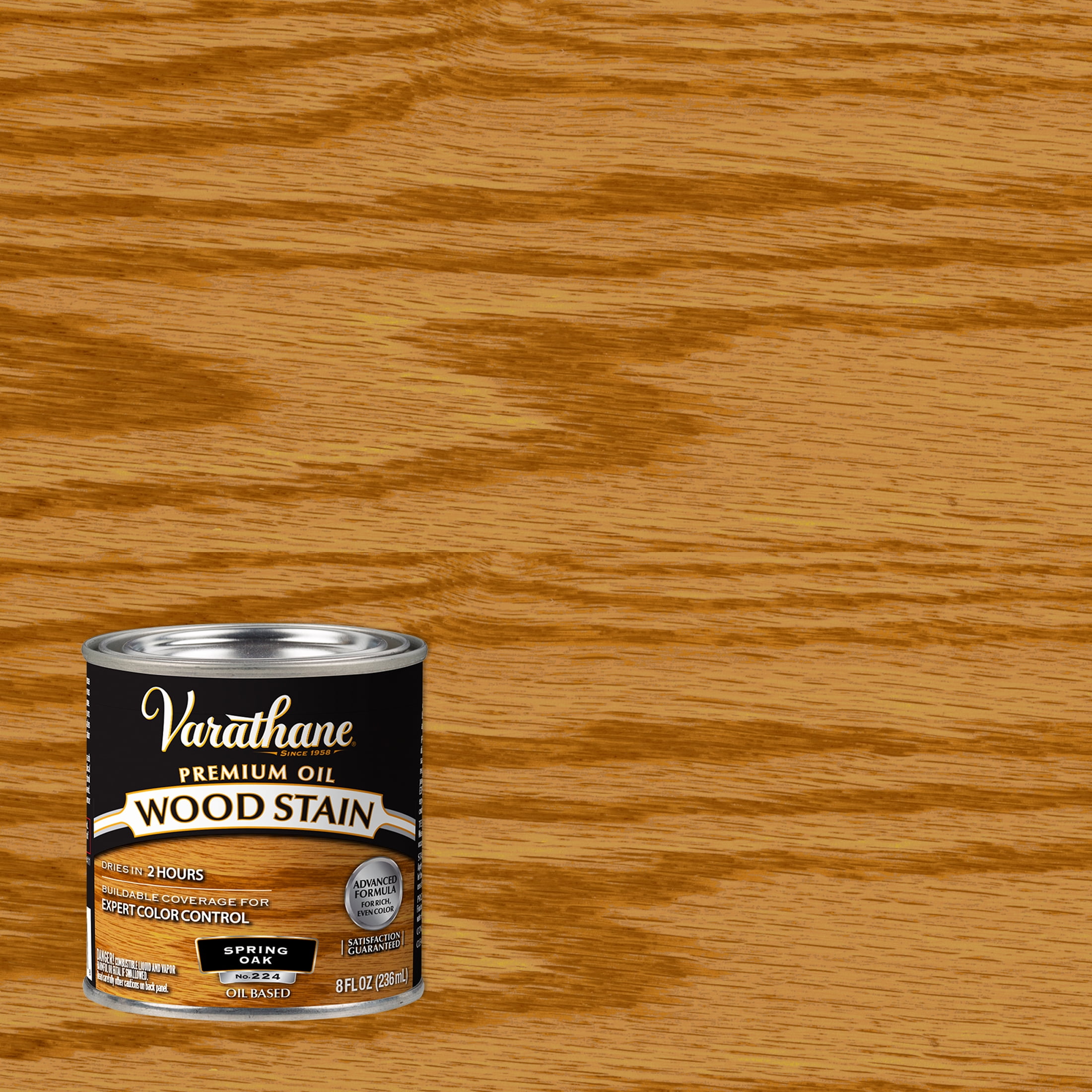 4 Pack, Spring Oak, Varathane Premium Oil-Based Interior Wood Stain ...