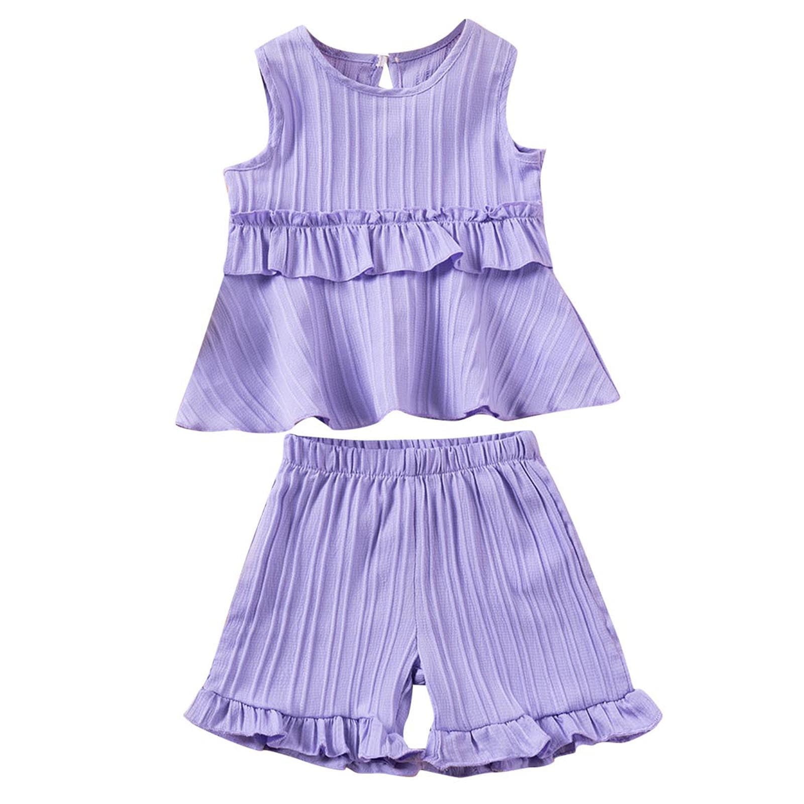 Spring Outfits for Girls 7-8 Girls Skort Set 7-8 Year Old Girl Clothes ...