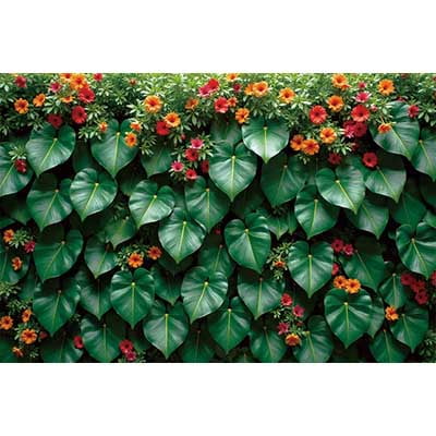 Spring Photography Backdrop Tropical Greery Leaves Grass Photo ...