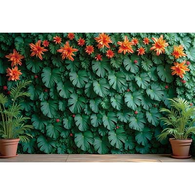 Spring Photography Backdrop Tropical Greery Leaves Grass Photo ...