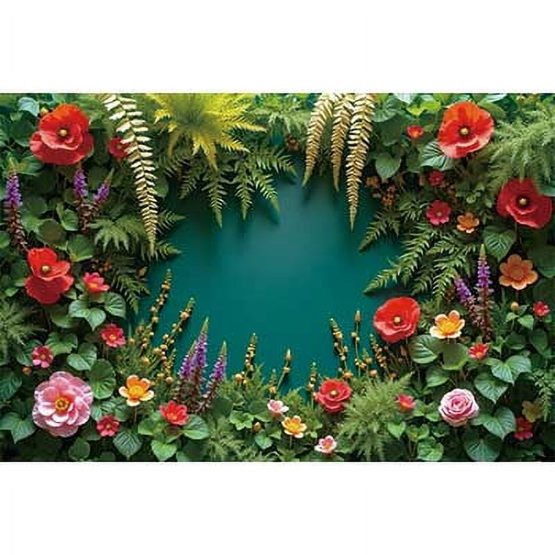 Spring Photography Backdrop Tropical Greery Leaves Grass Photo ...