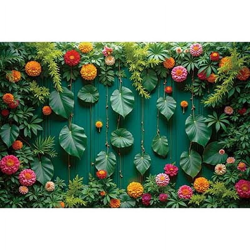 Spring Photography Backdrop Tropical Greery Leaves Grass Photo ...