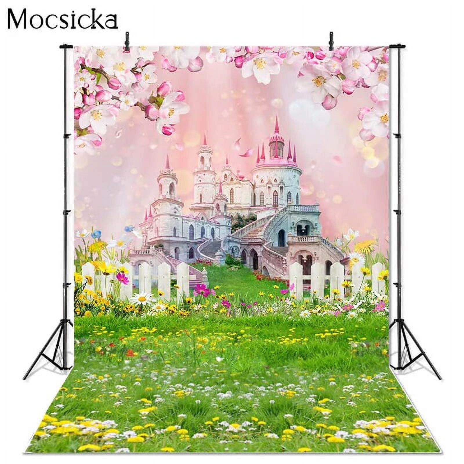 Spring Photography Backdrops Child Portrait Photo Background Castle ...