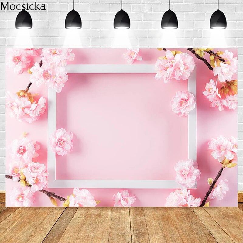 Spring Photography Backdrops Children Portrait Photo Wallpaper Flowers ...