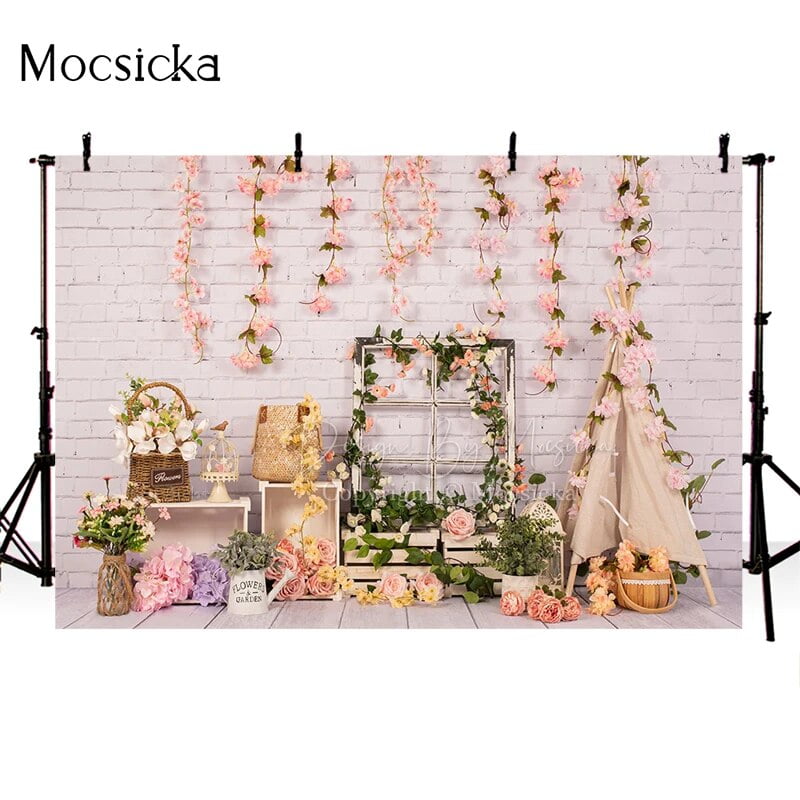 Spring Photography Backdrops Newborn Portrait Photo Wallpaper Birthday ...