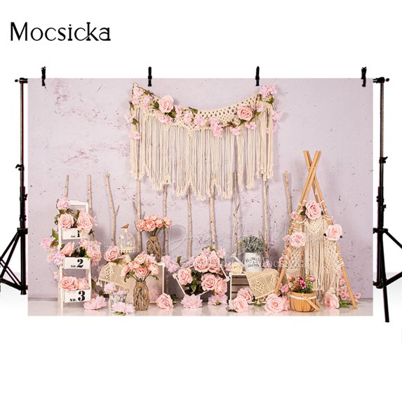 Spring Photography Backdrops Newborn Portrait Photo Wallpaper Birthday ...