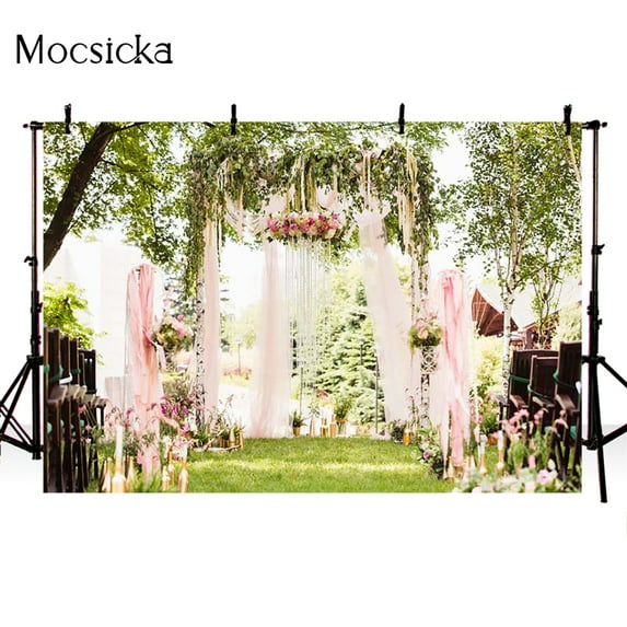 Spring Photography Background Wedding Venue Decoration Props Bridal ...