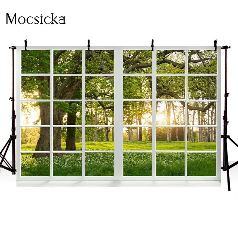 Spring Photography Background Window Sunshine Decoration Studio Props ...