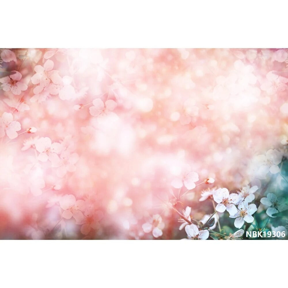 Spring Photophone Flowers Blossom Bokeh Photography Backdrops Baby Shower Photozone Child ...