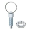 Spring Plunger with Pull Ring M10*1.5 0.79" Thread Length Pin Dia.6mm ...