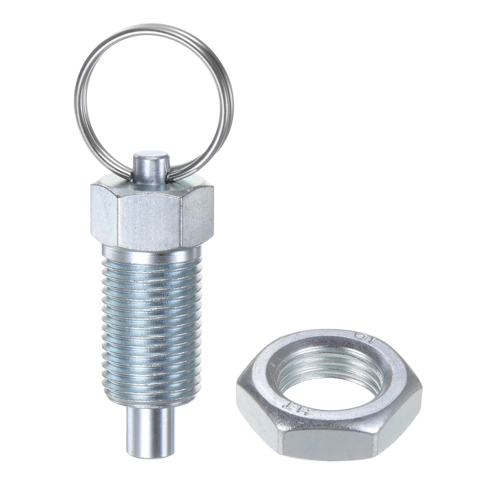 Spring Plunger with Pull Ring M16*1.5 0.96" Thread Length Pin Dia.8mm ...