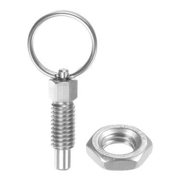 Spring Plunger with Pull Ring M10*1.5 0.79" Thread Length Pin Dia.6mm ...