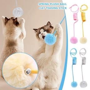 SmartyKat Bouncy Mouse Interactive Cat Toy with Elastic Bungee Fun for ...