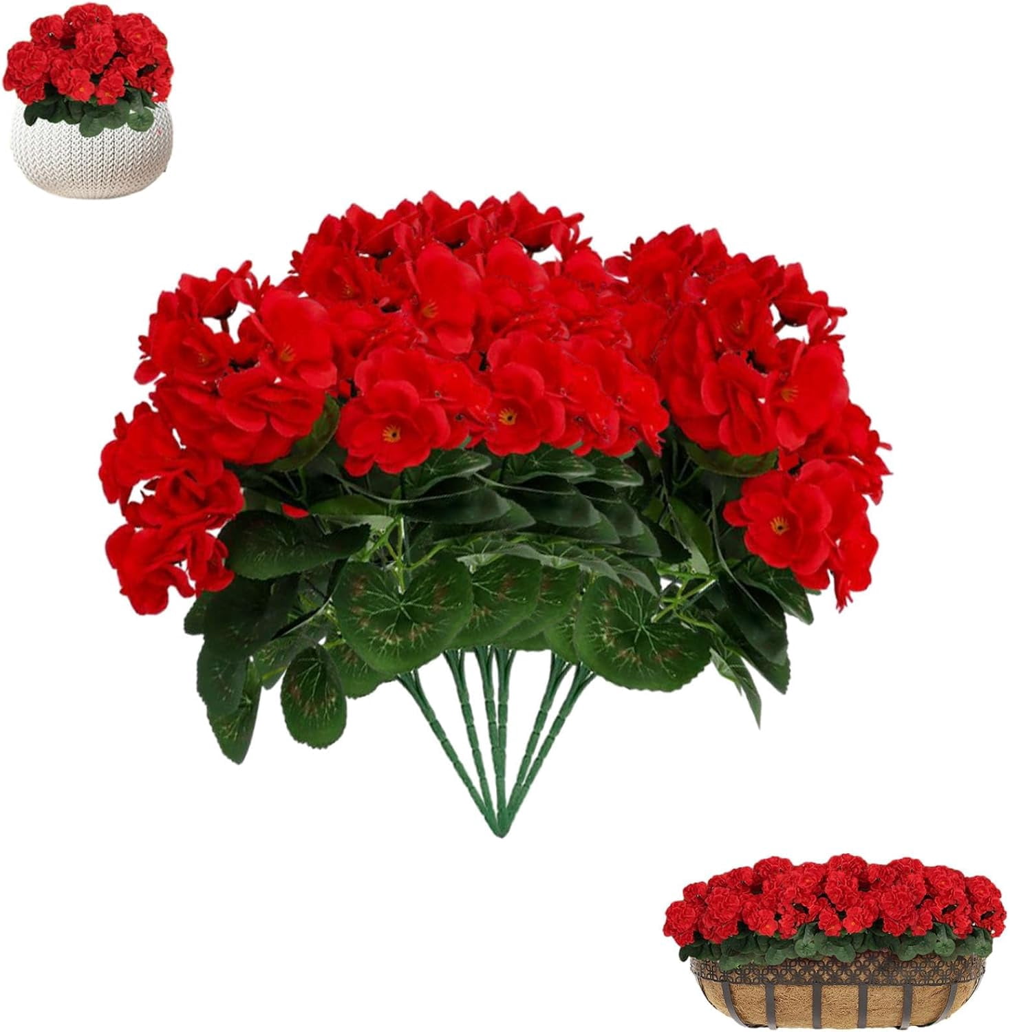 Spring Porch Refresh Hydrangea, 14 Inch Artificial Outdoor Flowers,4/8 ...