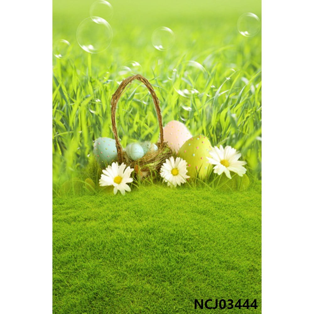 Spring Portrait Backdrops Flowers Blossom Grass Light Bokeh Wooden ...