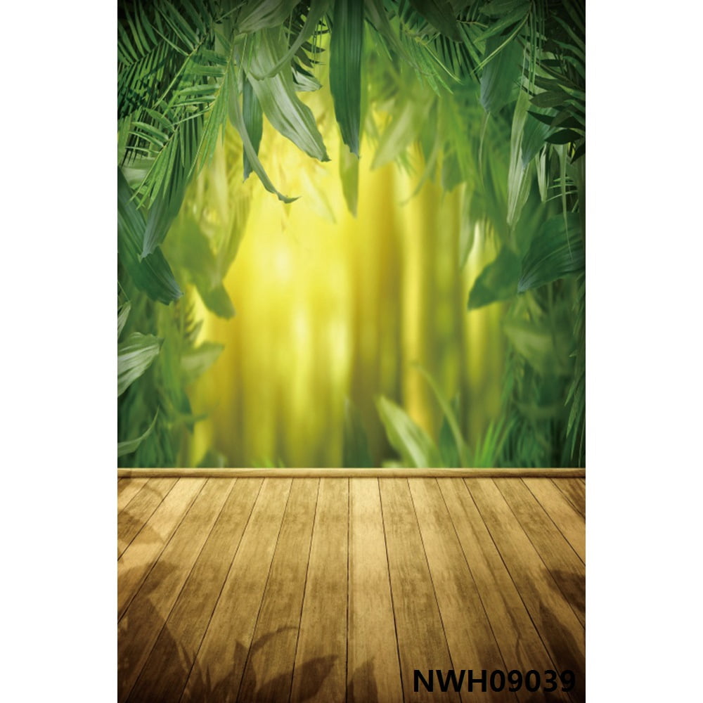 Spring Portrait Backdrops Flowers Blossom Grass Light Bokeh Wooden ...