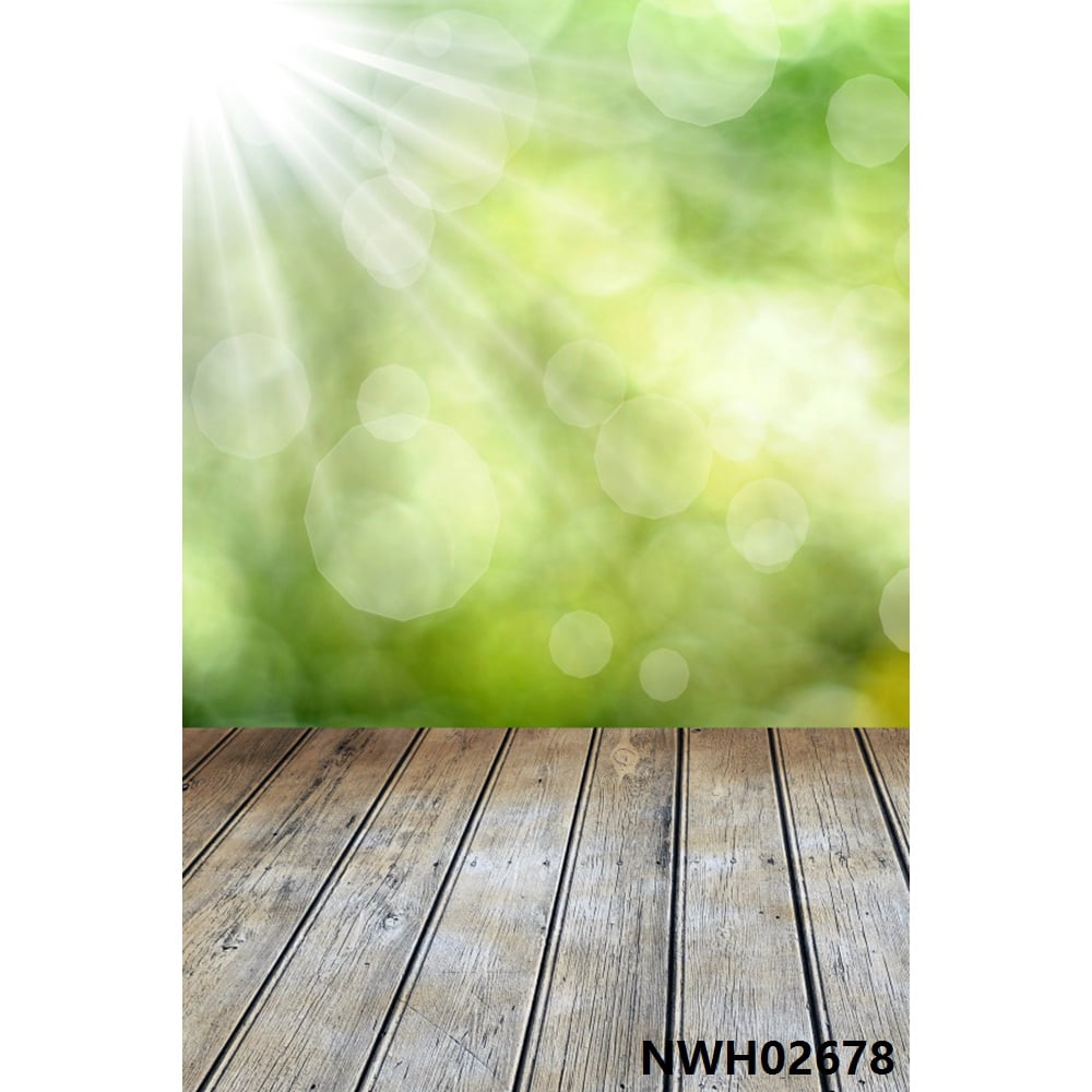 Spring Portrait Backdrops Flowers Blossom Grass Light Bokeh Wooden ...