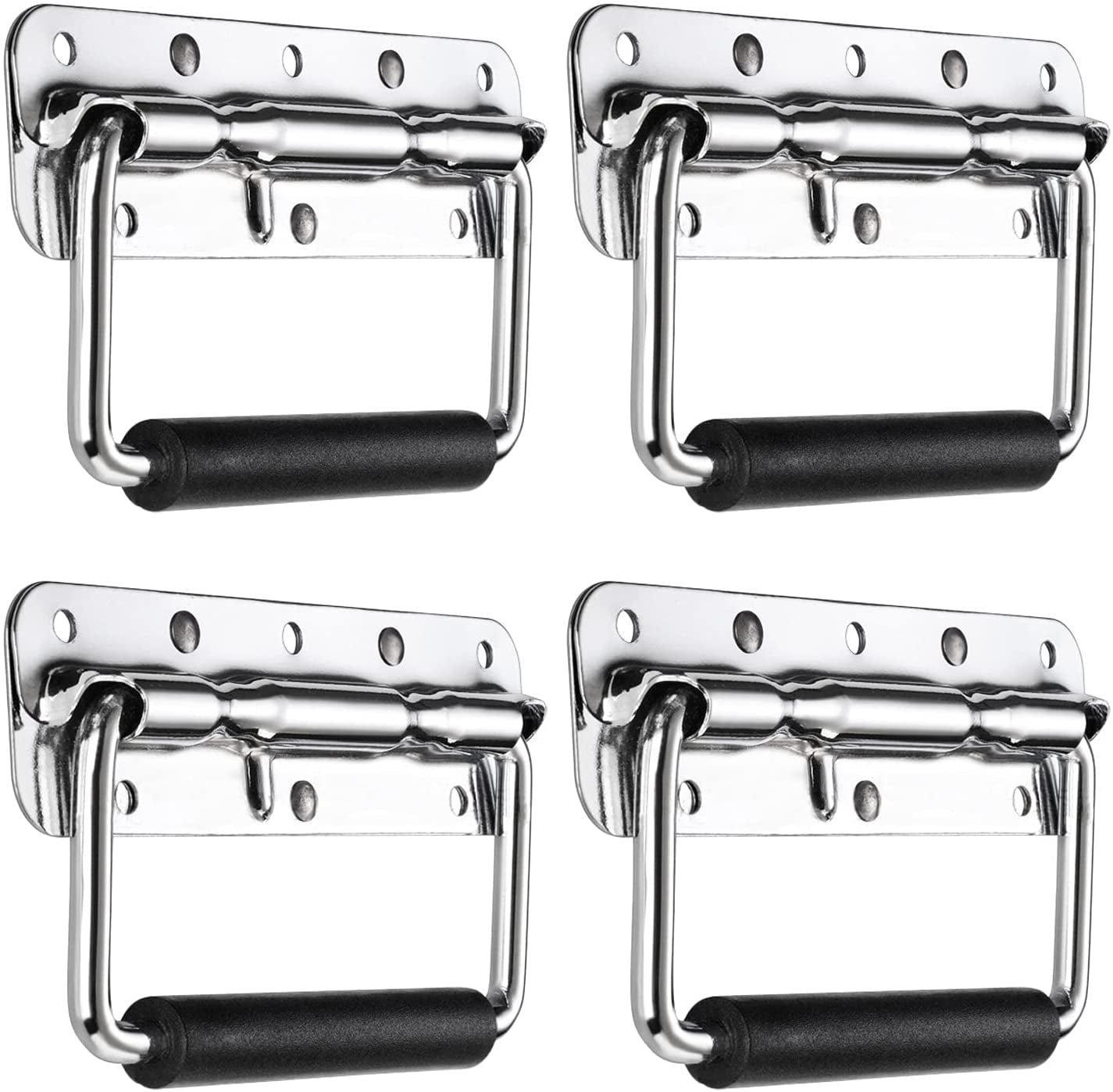 Spring Recessed Handle Chest Handle Stainless Steel Folding Spring With ...