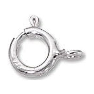 Spring Ring Clasp 6mm w/Open Ring Sterling Silver (1-Pc) - Walmart.com