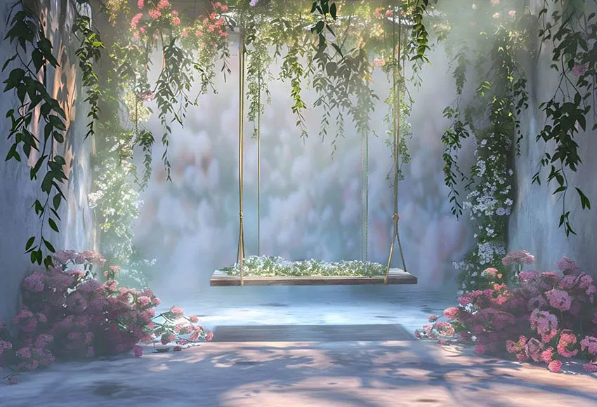 Spring Romantic Dreamland Floral Kid Adult Birthday Wedding Portrait r ...