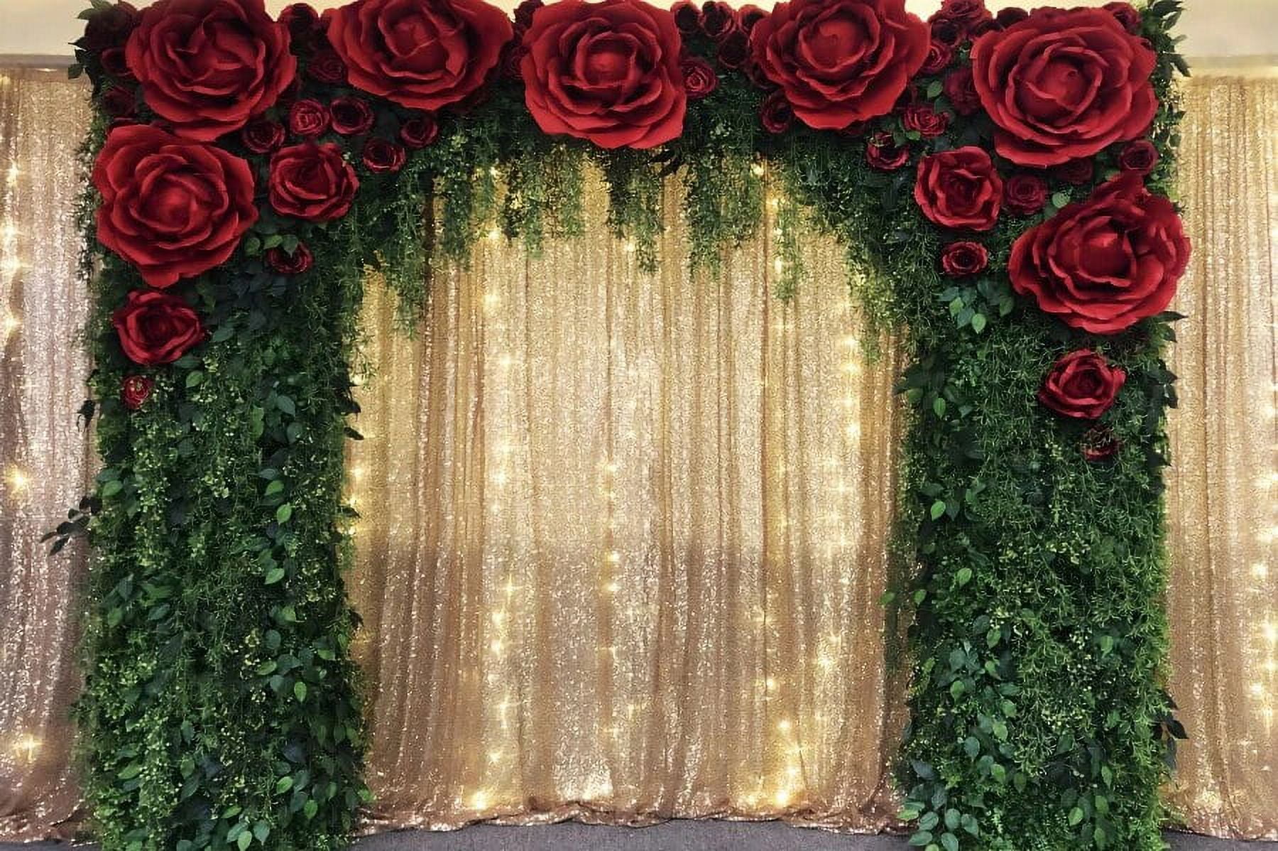 Spring Rustic Engagement Ceremony Backdrop Flower Wooden Arch ...