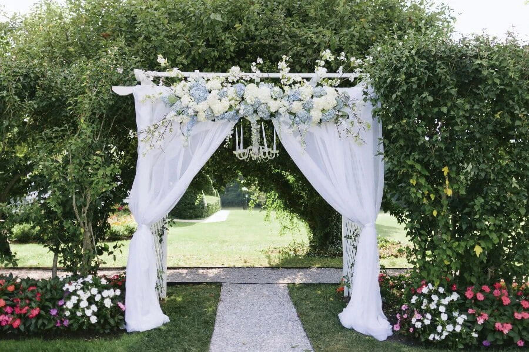 Spring Rustic Engagement Ceremony Backdrop Flower Wooden Arch ...