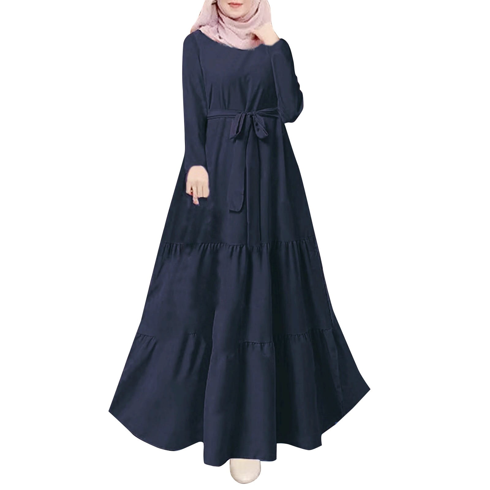 Spring Sale 2024！Hontri Muslim Dresses for Women Women's Dress Printed ...