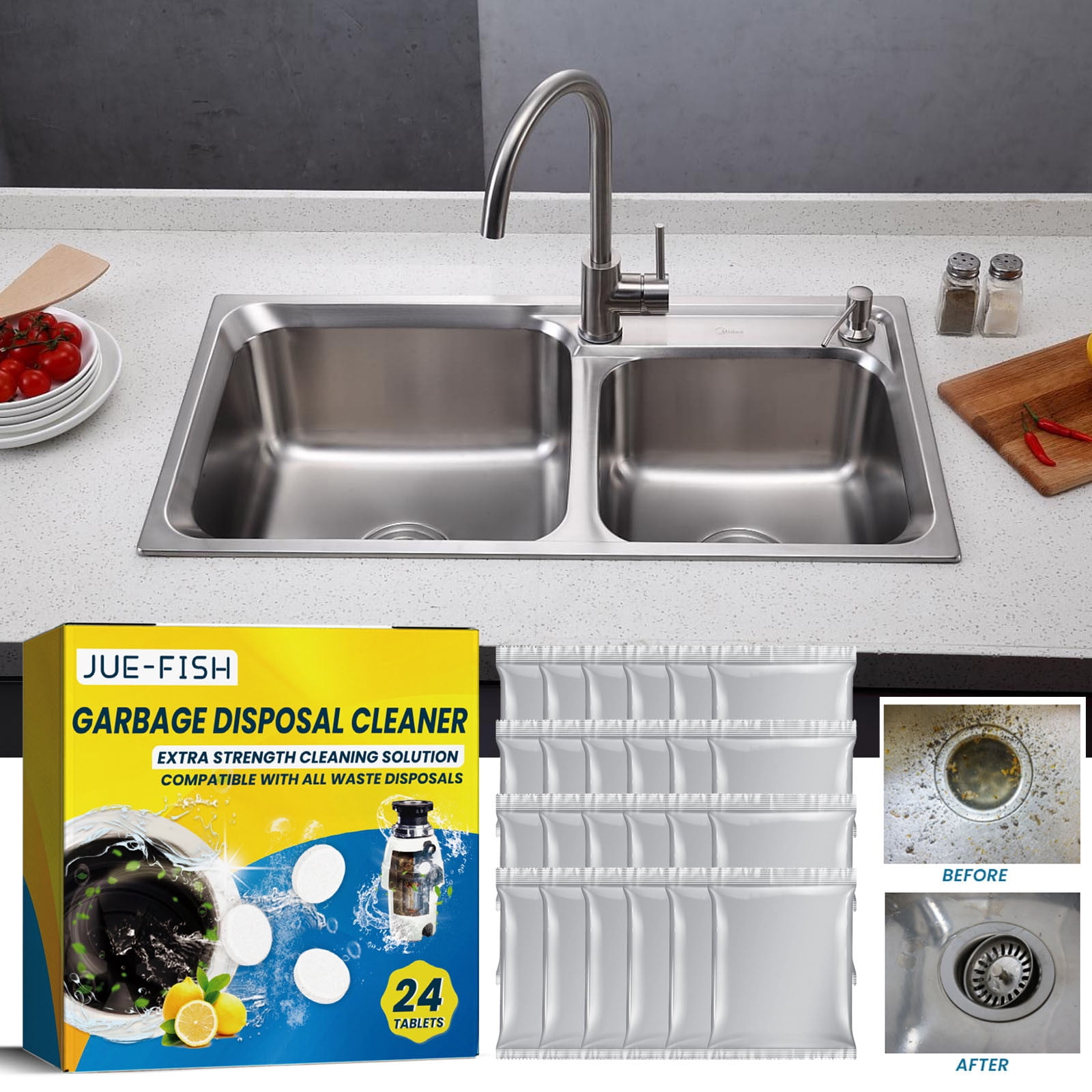 Spring Sale,Disposal Cleaner And Deodorizer, Powerful Extra-Strength ...