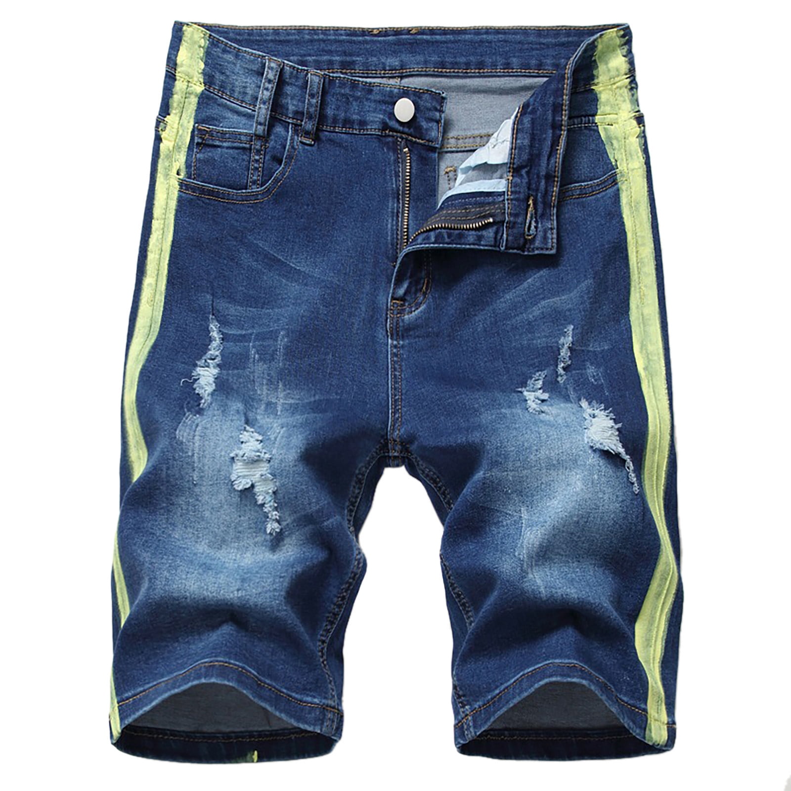 Spring Saving GaThRRgYP Cargo Shorts for Men,Men's High-end Ripped ...