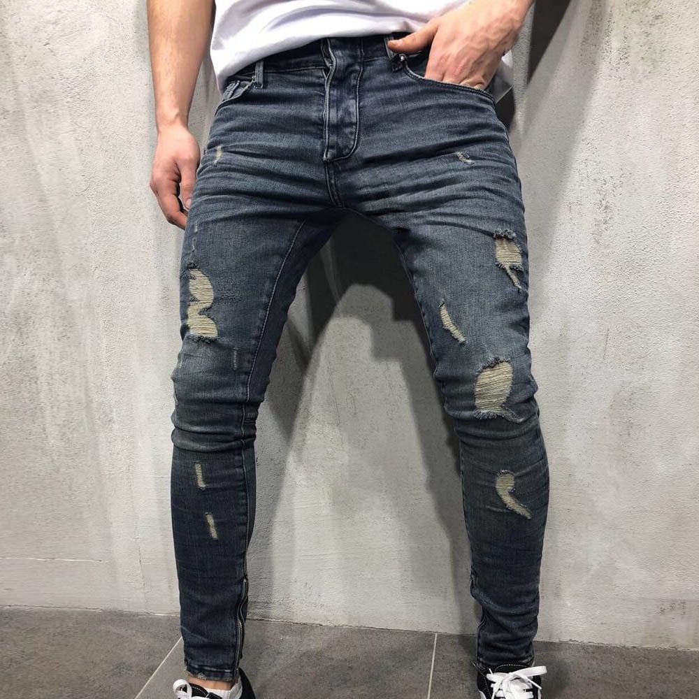 Spring Saving GaThRRgYP Mens Jeans Relaxed Fit,Men's Cotton Straight ...