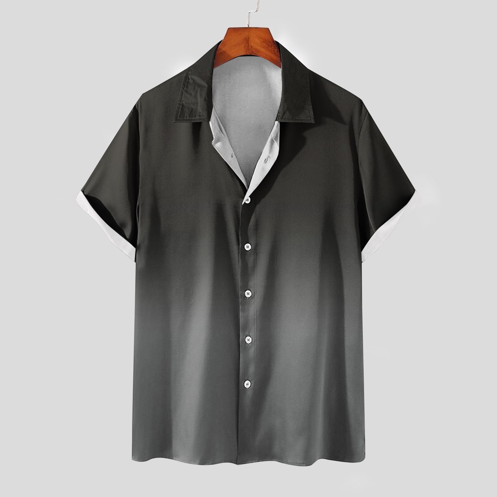 Spring Saving GaThRRgYP Mens Polo Shirts Short Sleeve,Men's Gradient ...