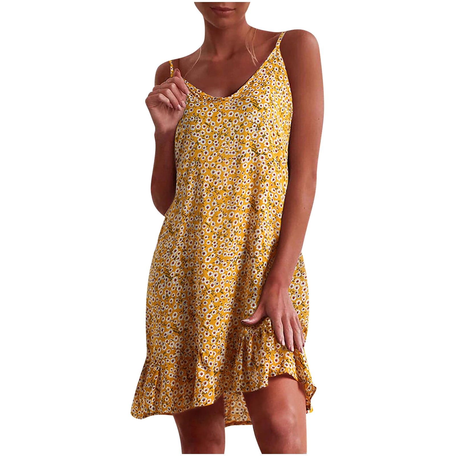 Summer Savings!Plus Size Dresses for Women Casual,YANHAIGONG White ...