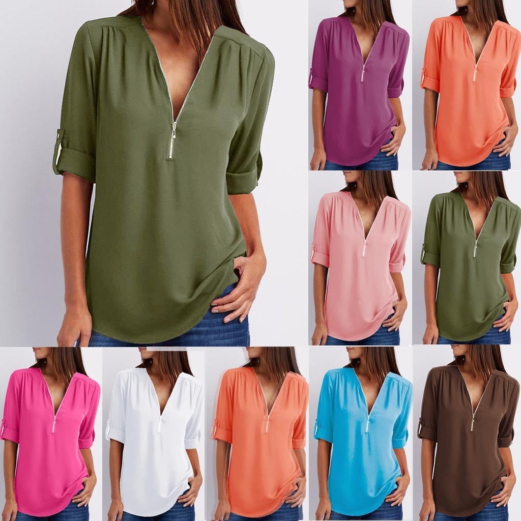 Customer reviews for Summer Savings!YANHAIGONG Women's V Neck Chiffon ...