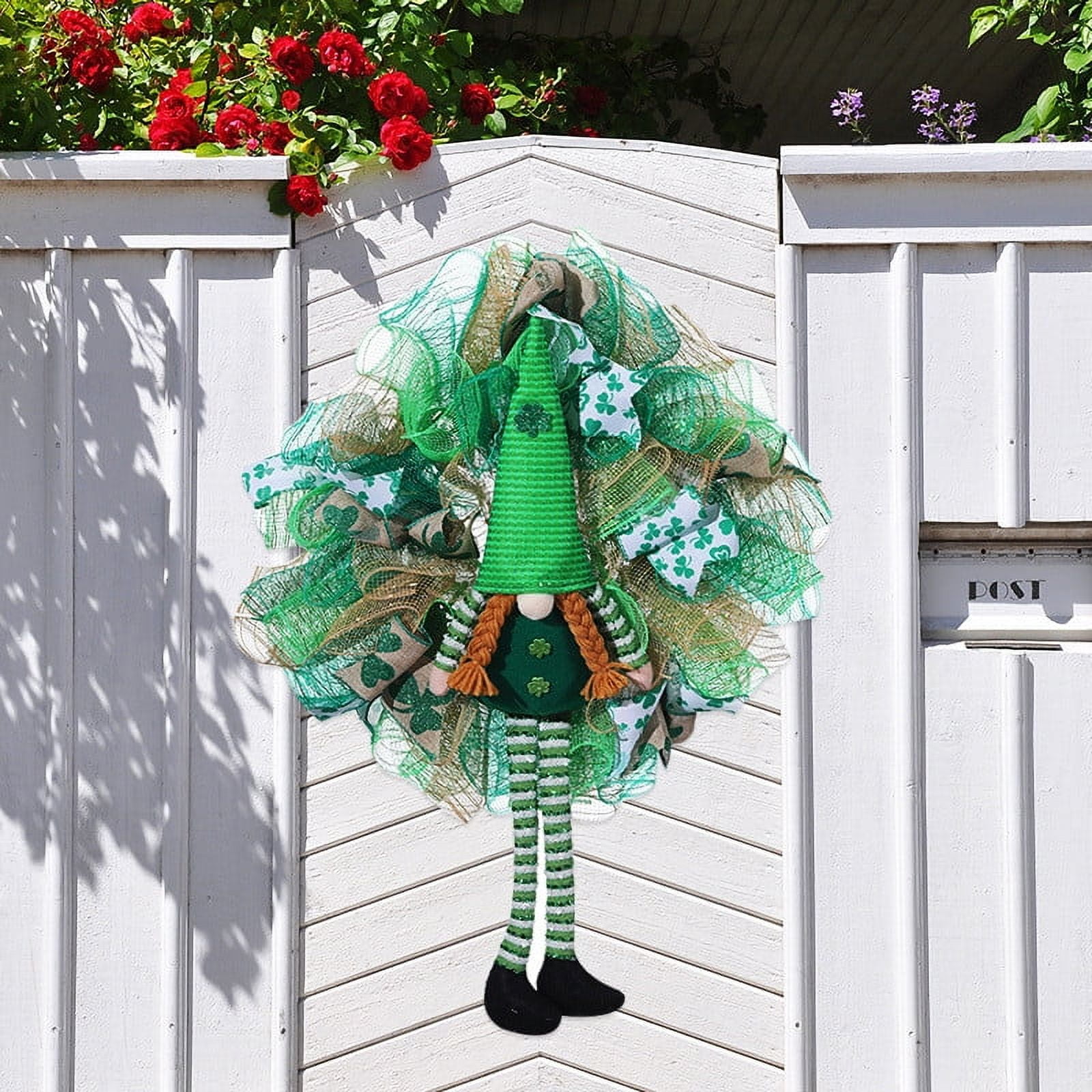 Spring Savings Egmy1 Irish Festival Garlands Door Decorations Saint Patrick's Day Ribbons Pygmy ...