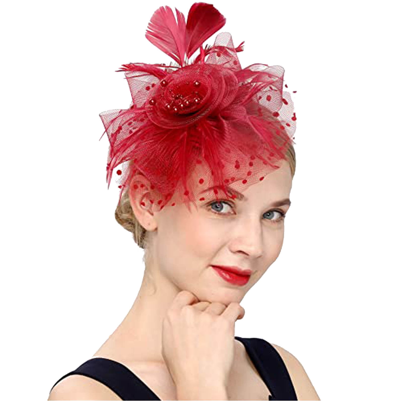 Spring Savings Clearance!Fascinators for Women Tea Party Hats Cocktail ...