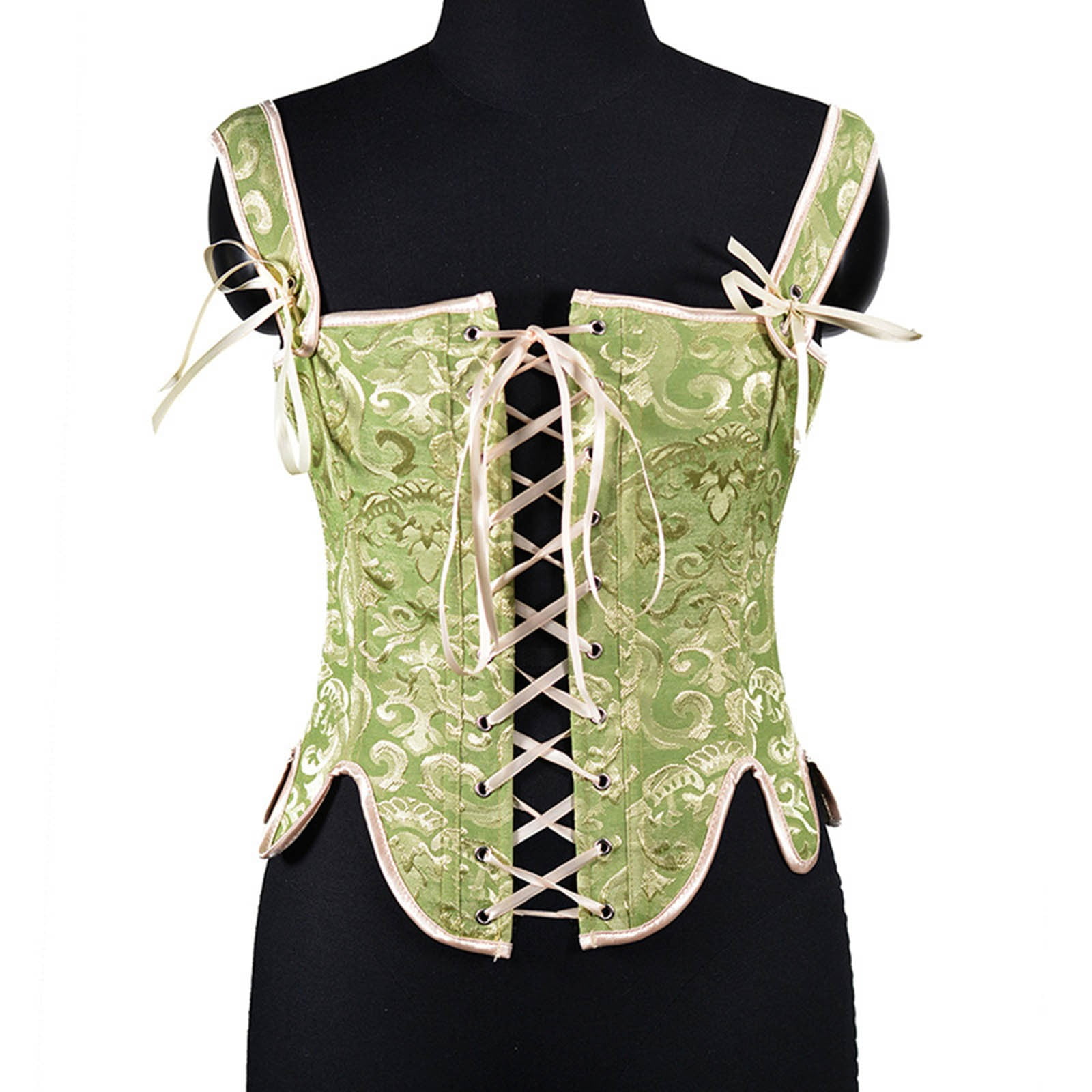 Spring Pirate Corset Vest for Women ,Gothic Corsets Closing In Front ...