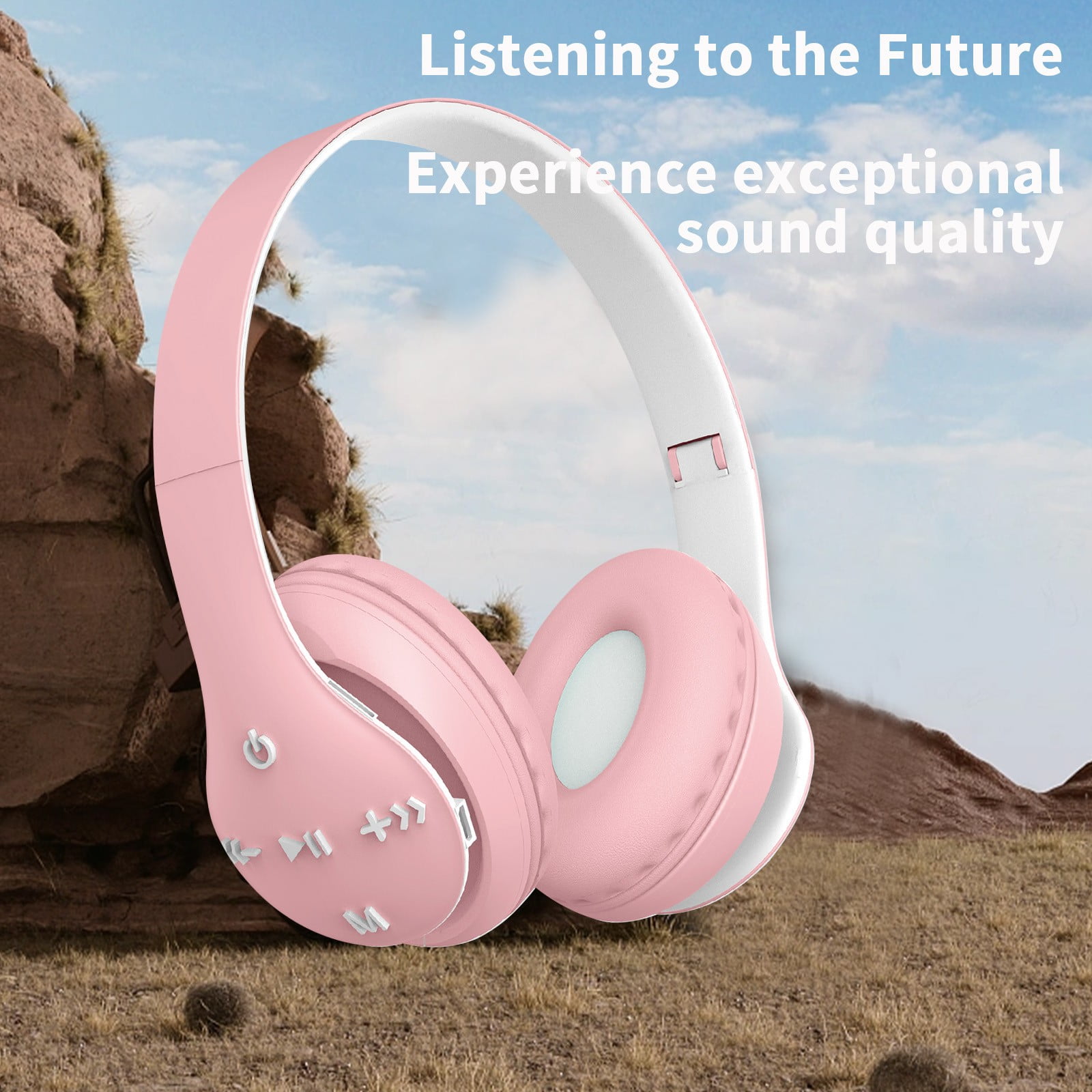 Spring Savings! Outoloxit Headset Wireless Bluetooth Headset Folding ...