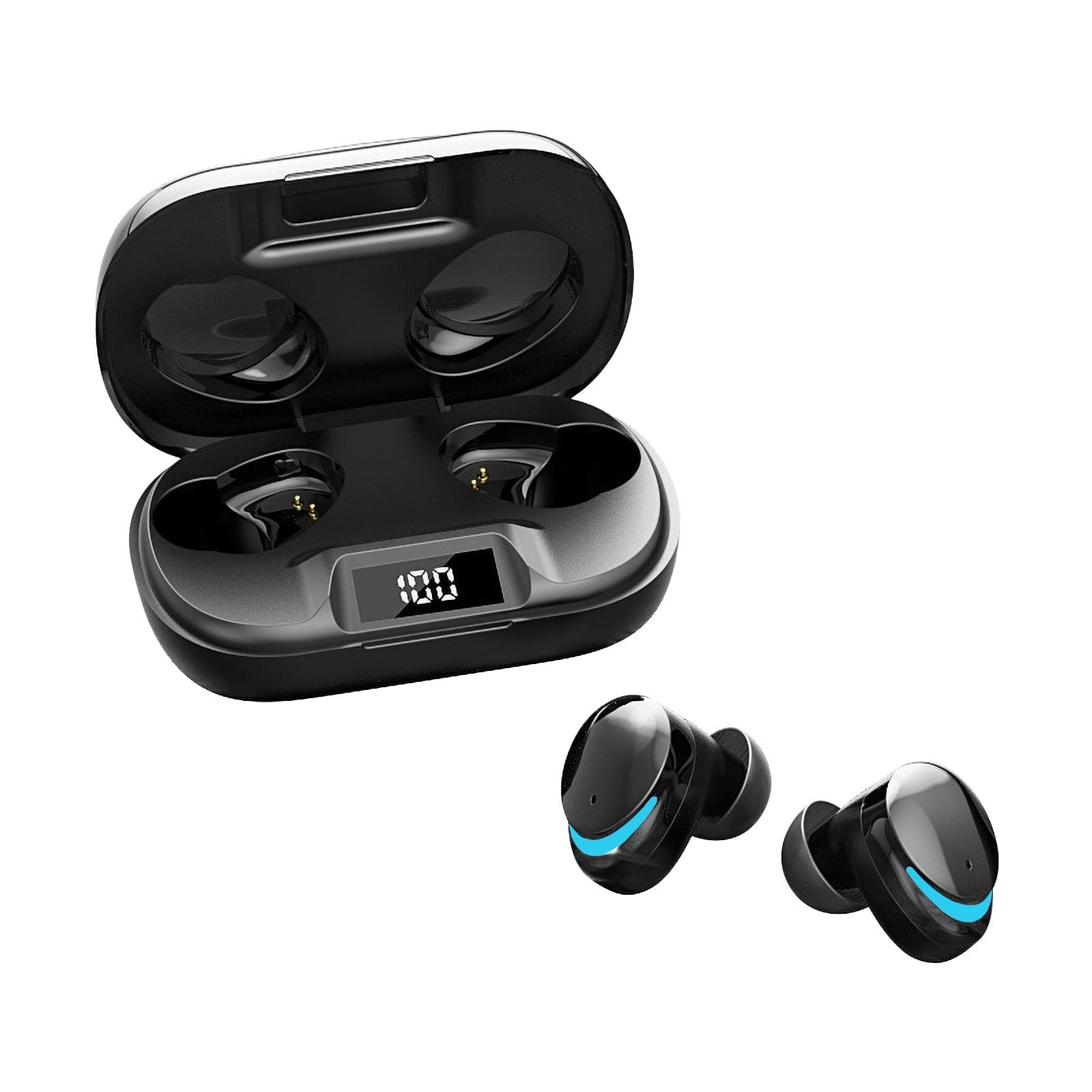 Spring Savings! Outoloxit True Wireless Bluetooth Headphones with Built ...