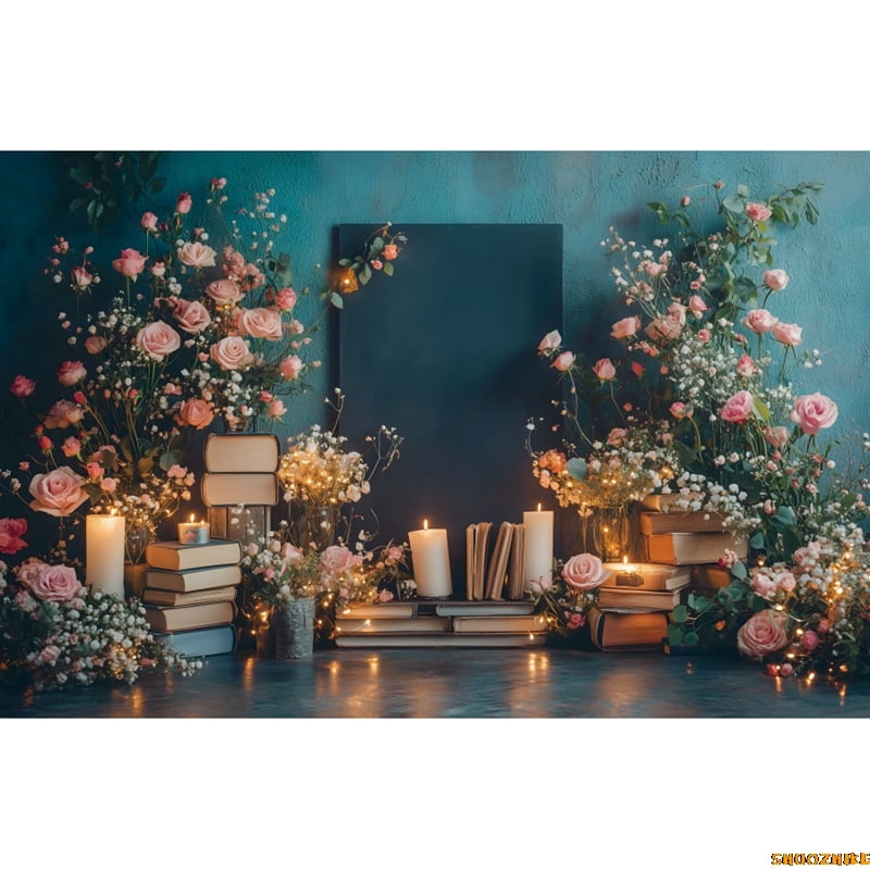 Spring Sce Photography Background Wood Door Flowers Tulip Kids Birthday ...