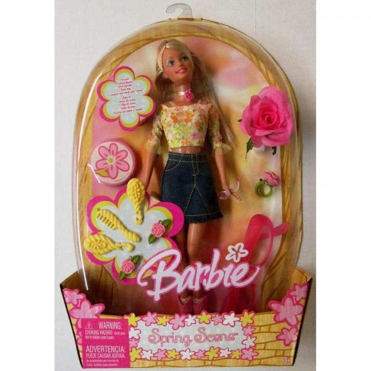 Spring Scene Barbie Doll 2005 Mattel H8252 - Walmart.com