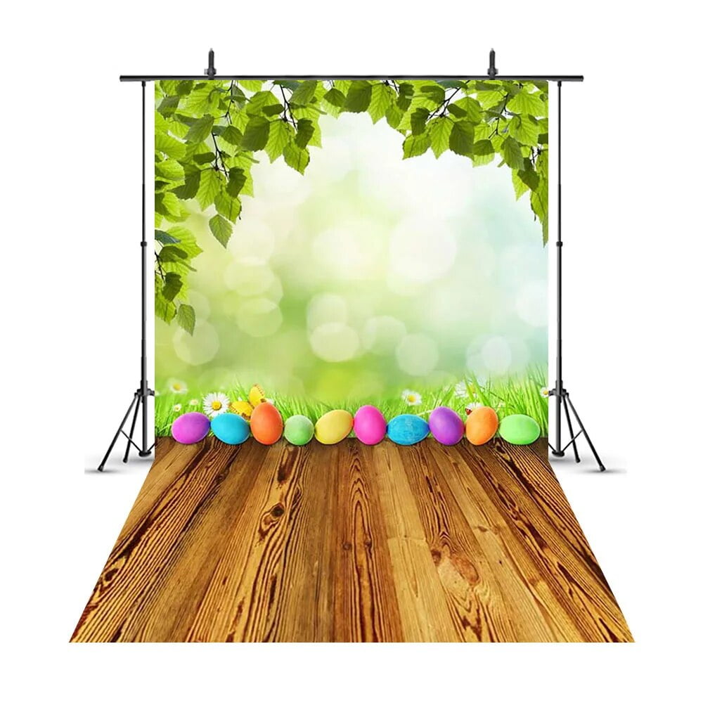 Spring Scenery Backdrop Easter Egg Grassland Fairy Tale Forest Children ...