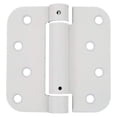 Spring Self-Closing Hinges, 4 Inch with 5/8 Inch , White Prime ...
