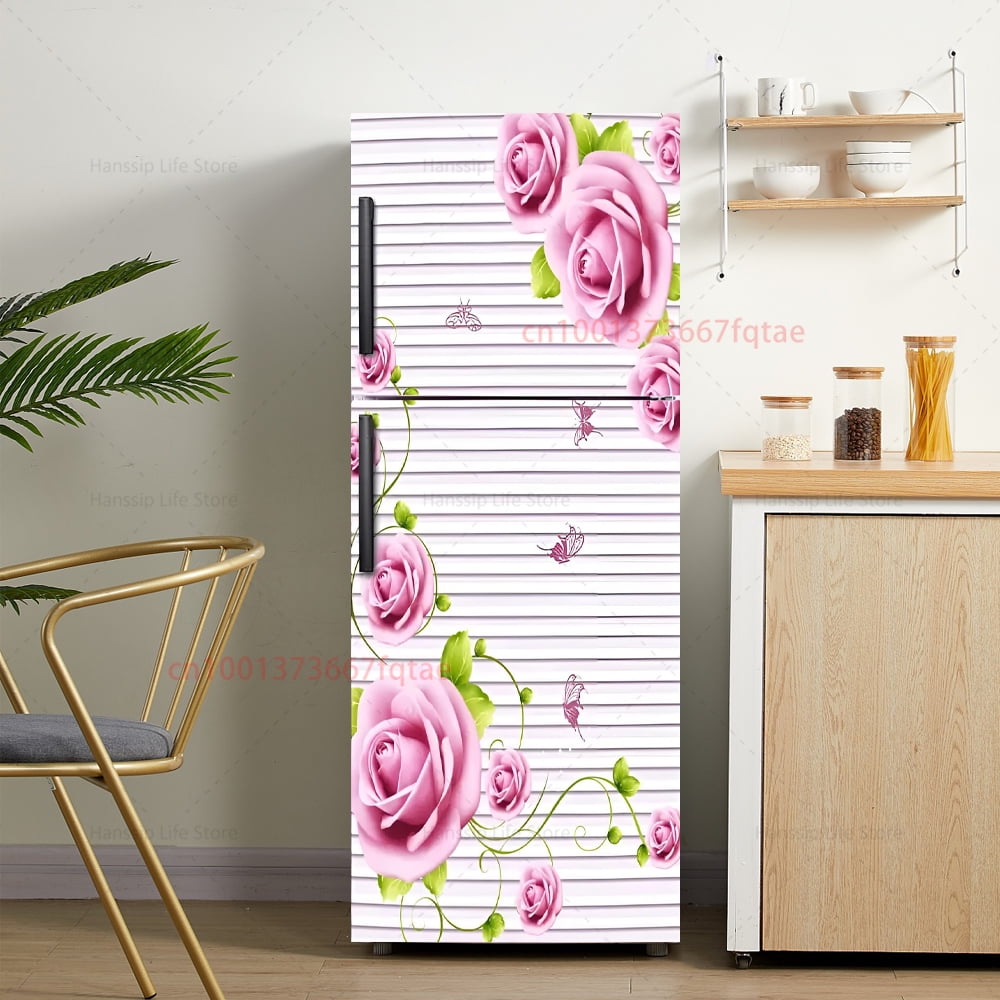 Spring Series Butterfly Design Fridge Door Sticker Kitchen Decoration ...