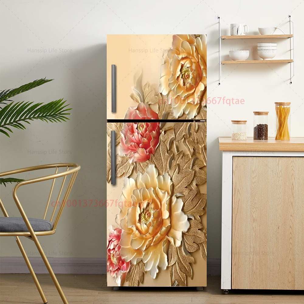 Spring Series Butterfly Design Fridge Door Sticker Kitchen ration ...
